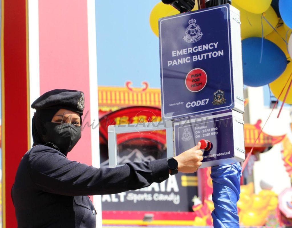 Tekan butang kecemasan, polis bertindak dalam tujuh minit