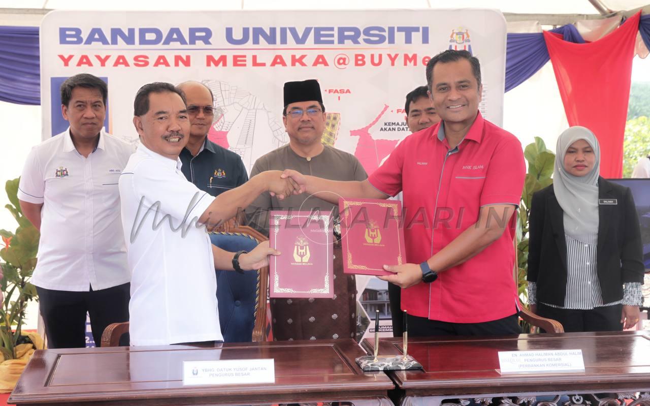 Bandar Universiti pembangunan campuran terbesar Melaka