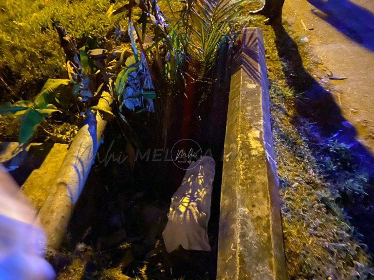 Pegawai penjara maut tercampak dalam longkang